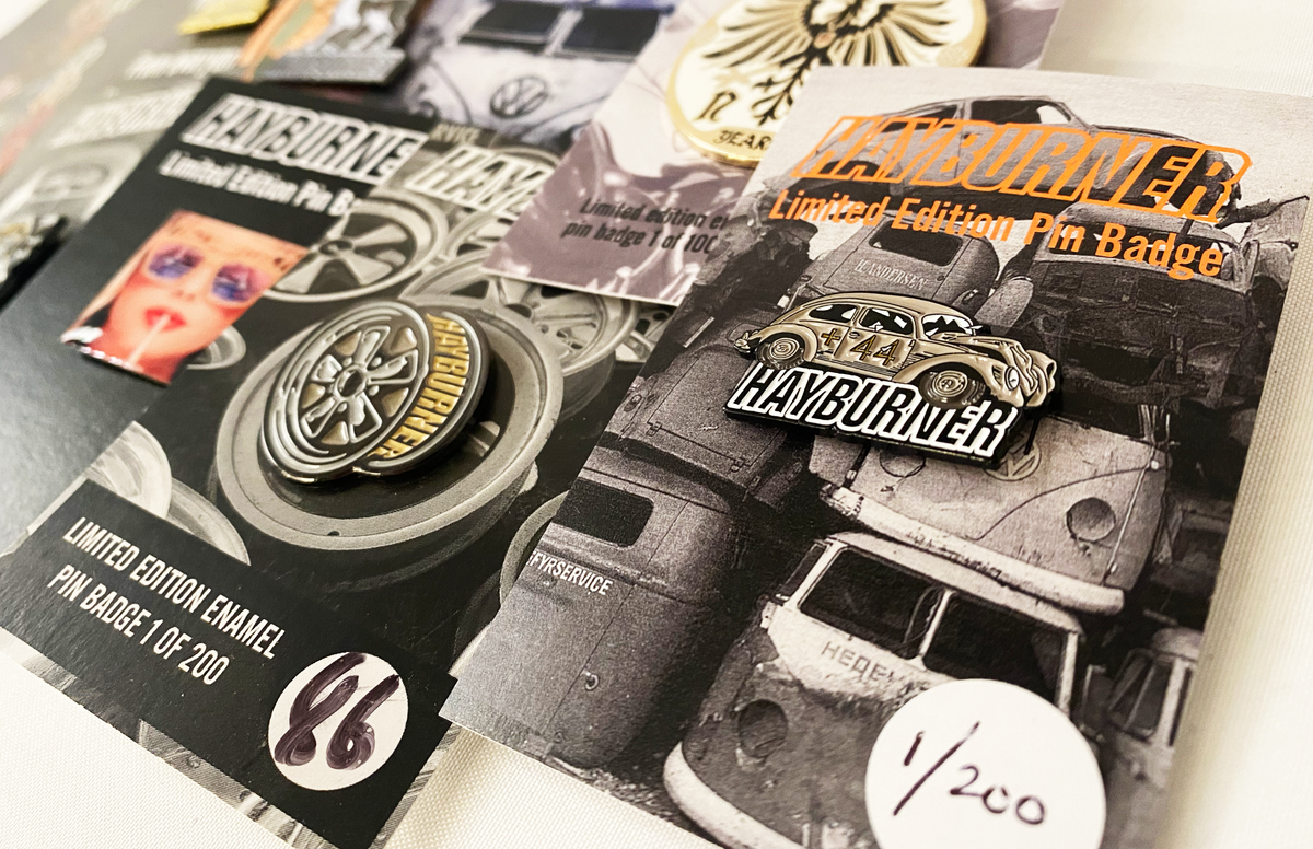 Limited Edition Pin Badges – Hayburner