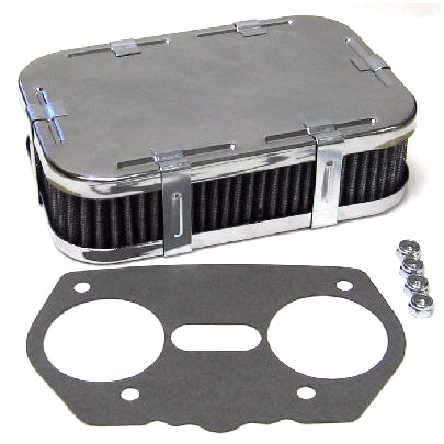 EMPI ICT Rectangular air filter Dellorto FRD/ Stock Solex pancake air ...