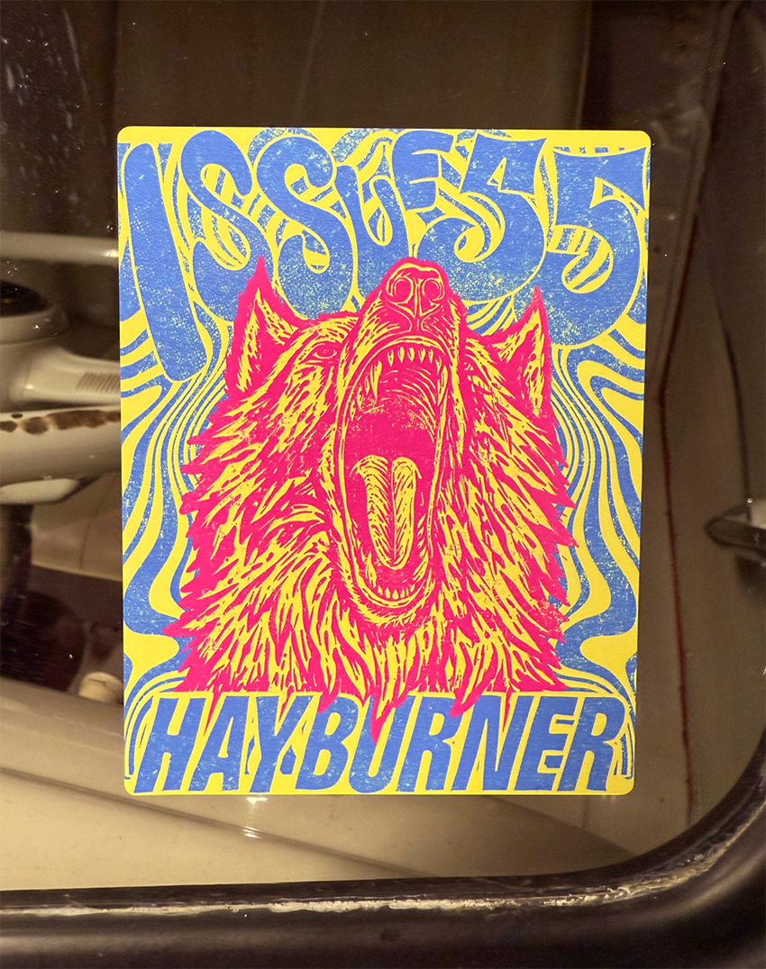 'Issue 55 Wolf’ Sticker Halloween 2025 – Hayburner