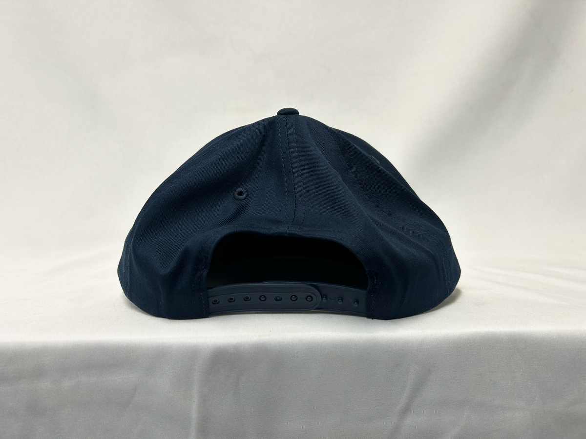 **NEW** Navy 'Wheel' Snapback – Hayburner